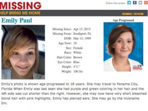 Missing Emily Wynell Paul sends letter after vanishing 5 years ago - Tdnews